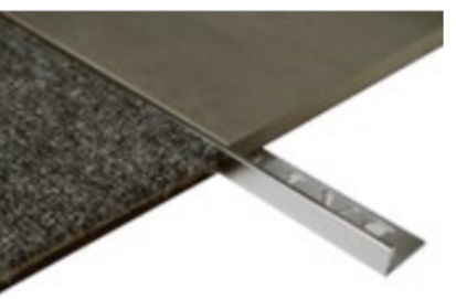 TILE EDGE - SATIN CLEAR ANODIZED 1/2IN (12.5MM) CM2152SCA12