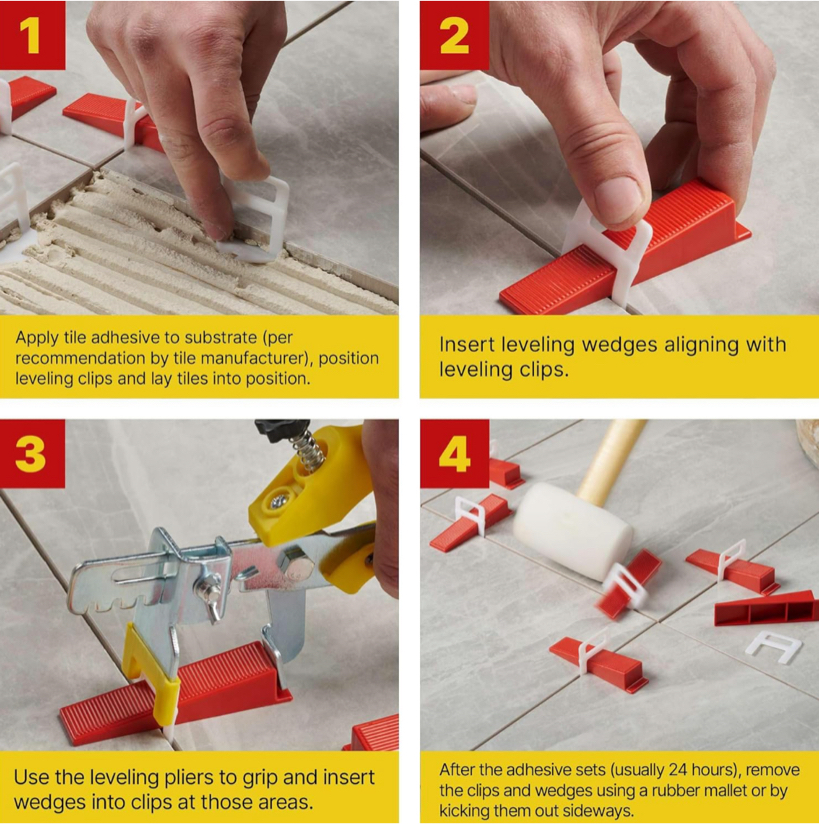 Silverstone Leveling Clips JUMBO 1/16 bag of 100 PAVER SPACER