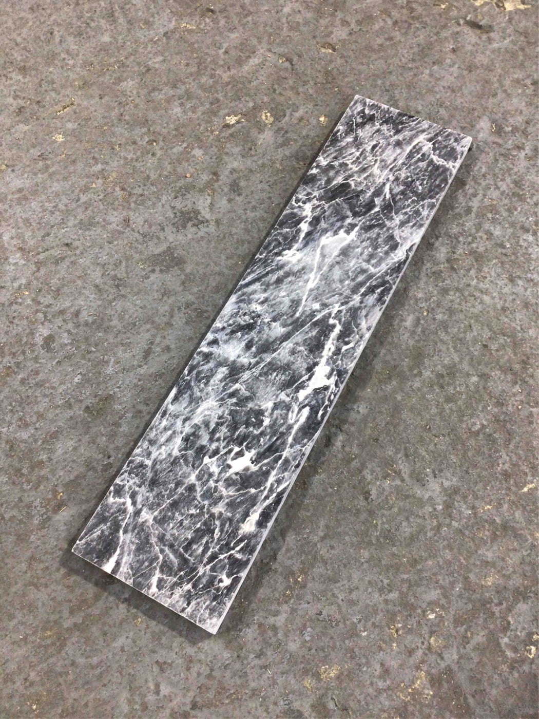 Gray Tiger Marble Tile Polished 3x12