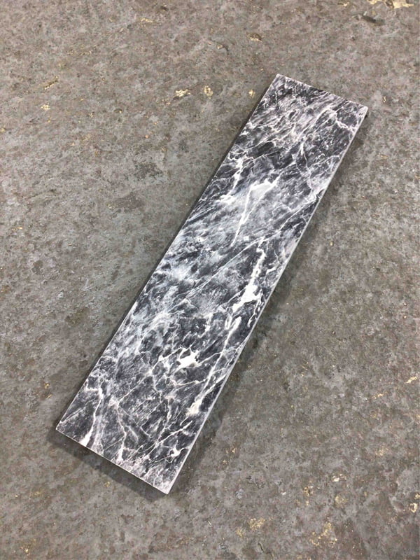 Gray Tiger Marble Tile Polished 3x12