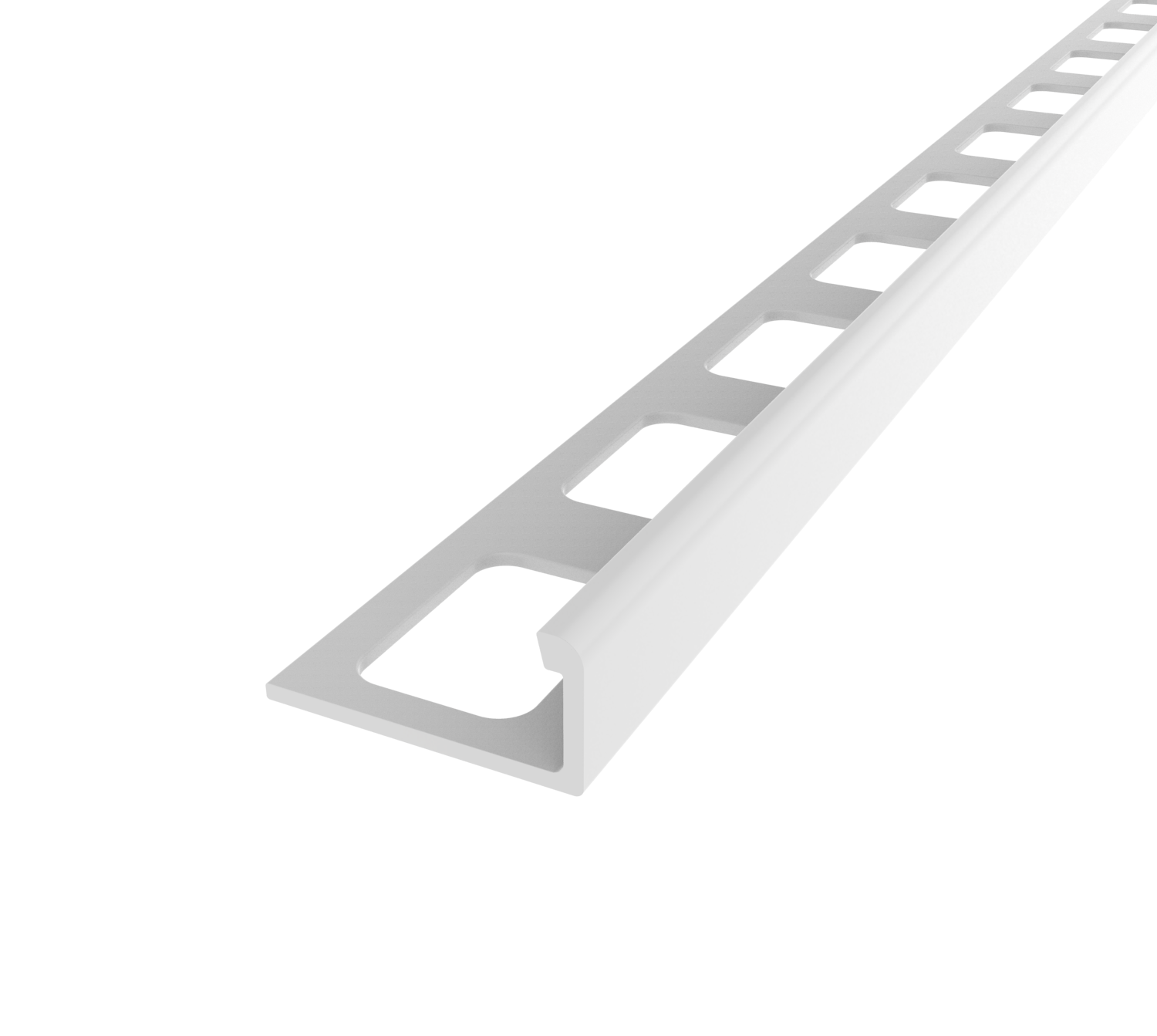 PVC 136 Tile Trim 1/2 inch- White