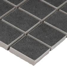 Dimensions graphite 2x2 mosaic matte