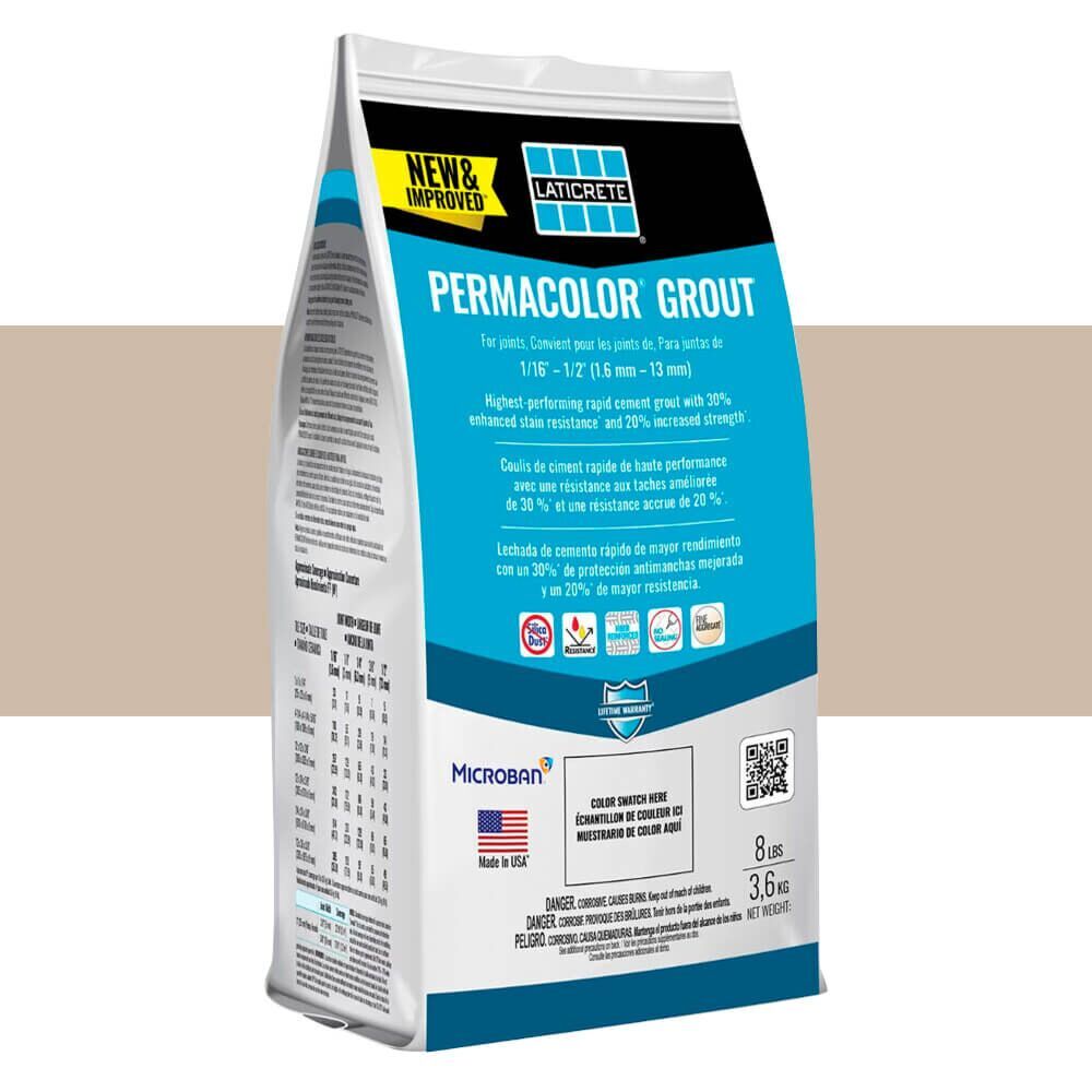 LATICRETE - PERMACOLOR GROUT 40 LATTE/4X8LB/4X3.6KG